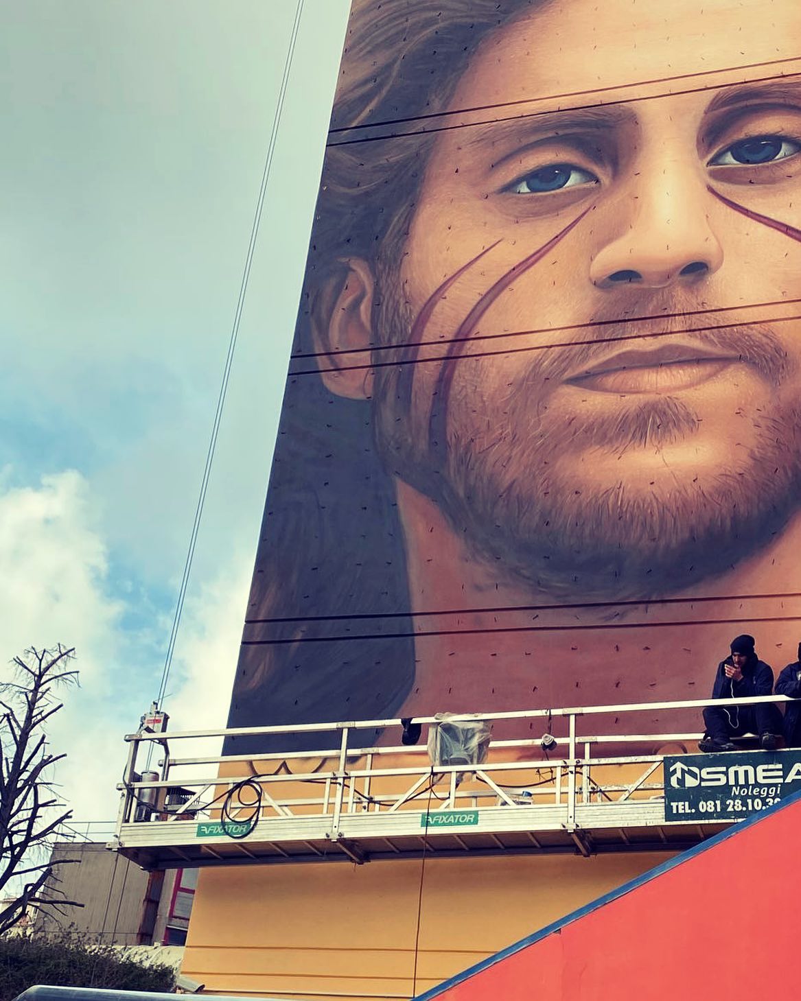 Jorit per Mario Paciolla: presentazione del murale al Vittorini